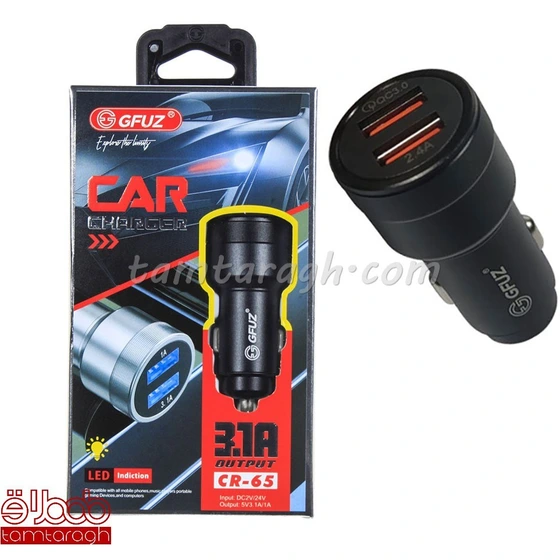 خرید و قیمت شارژر فندکی جی فوز GFUZ CR-65 (15 وات) | ترب