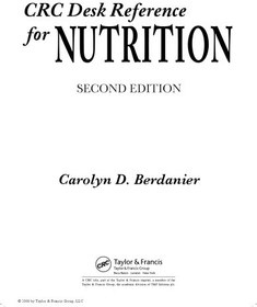 خرید و قیمت دانلود کتاب CRC desk reference for nutrition 2nd | ترب