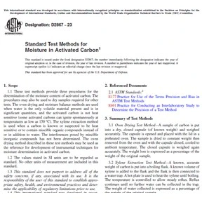 خرید و قیمت ASTM D2867 − 23- Standard Test Methods for Moisture in ...