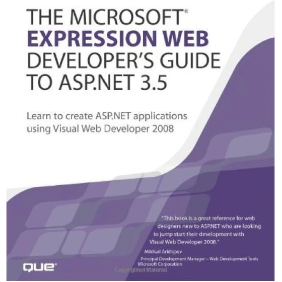 خرید و قیمت دانلود کتاب The Microsoft Expression Web Developers Guide To Aspnet 35 Learn To