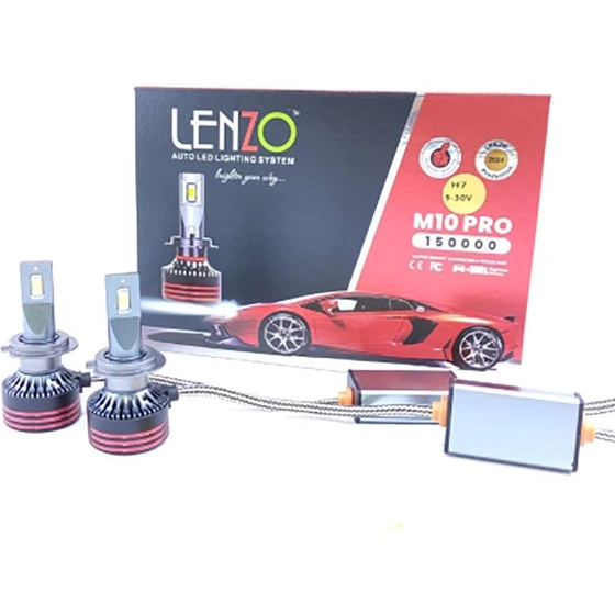 خرید و قیمت هدلایت دو طرفه لنزو مدل m10 pro redcar | ترب