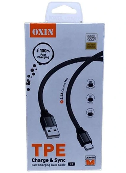 خرید و قیمت کابل شارژ TPE-X1 اکسین OXIN | ترب