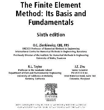 خرید و قیمت دانلود کتاب The finite element method: its basis and ...