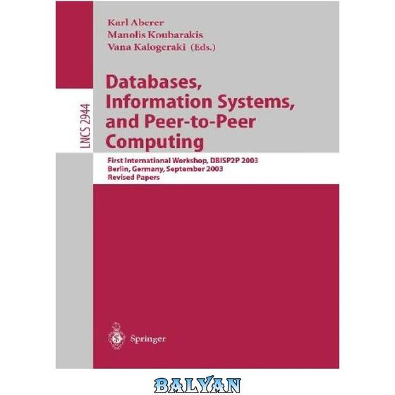 خرید و قیمت دانلود کتاب Databases Information Systems And Peer To Peer Computing ترب