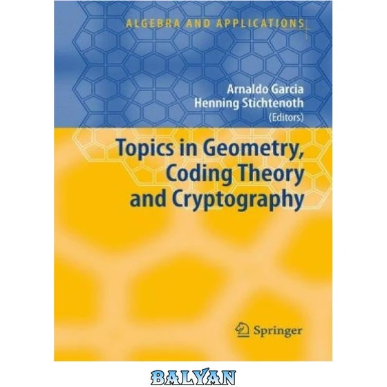 خرید و قیمت دانلود کتاب Topics In Geometry Coding Theory And Cryptography ترب
