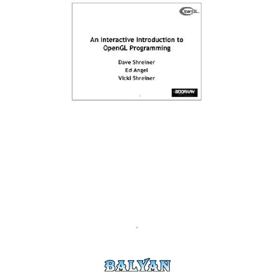 خرید و قیمت دانلود کتاب An Interactive Introduction to OpenGL ...