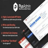 خرید و قیمت قالب ناحیه مدیریت وردپرس PLUS Admin Theme | ترب