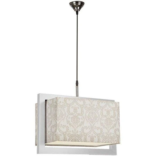 خرید و قیمت چراغ آویز چشمه نور کد A7040/1H-WT-MIX طرح دار | ترب