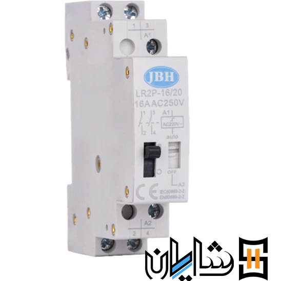 خرید و قیمت کنتاکتور 2 پل اتوماتیک 25 آمپر 220 ولت 2 باز JBH|جی بی اچ | ترب