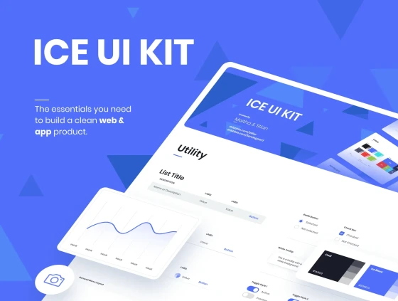 خرید و قیمت دانلود پروژه لایه باز یو آی کیت ICE UI KIT | ترب