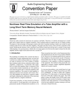 خرید و قیمت دانلود کتاب Nonlinear Real-Time Emulation of a Tube ...