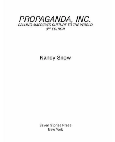 خرید و قیمت دانلود کتاب Propaganda, Inc.: selling America's culture to the world 3rd ed | ترب
