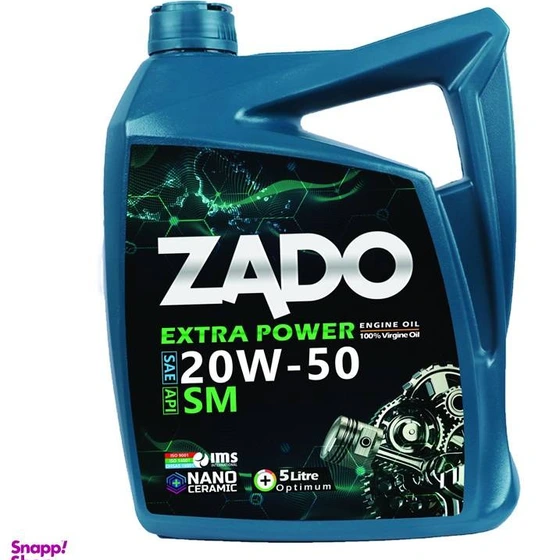 خرید و قیمت روغن موتور زادو مدل 20W50-SM-16000 EXTERA POWER حجم 5 لیتر | ترب
