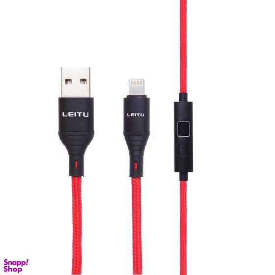 خرید و قیمت کابل تبدیل USB به Lightning لیتو (Leitu) مدل Ld-24 به طول 1m | ترب