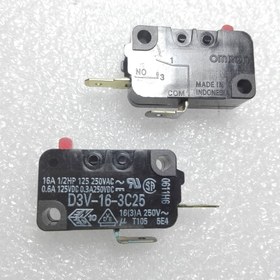 خرید و قیمت میکرو سوئیچ D3V16-3C25 16A 250VAC 2PIN OMRON | ترب