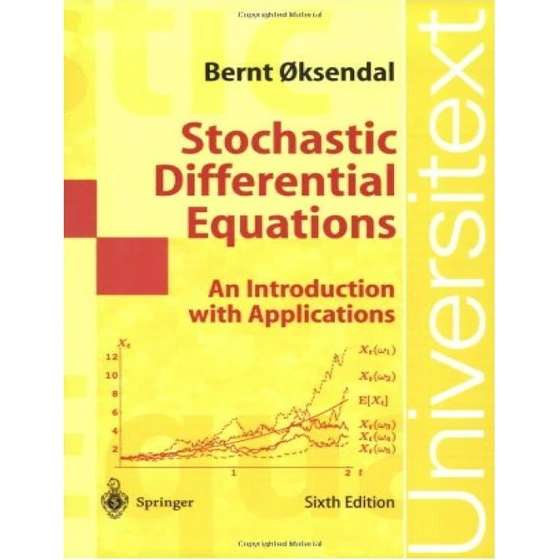 خرید و قیمت دانلود کتاب Stochastic Differential Equations An Introduction With Applications ترب