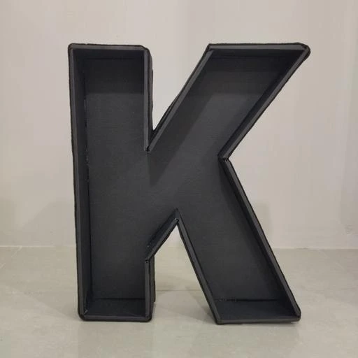 خرید و قیمت جعبه حروف انگلیسی حرف K دور نمد بدون درب مناسب گل و شکلات ترب