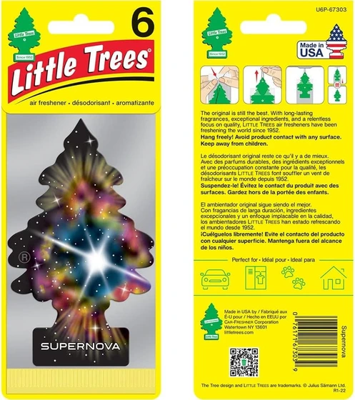 خرید و قیمت خوشبوکننده کارتی لیتل تری رایحه Little Trees Supernova | ترب