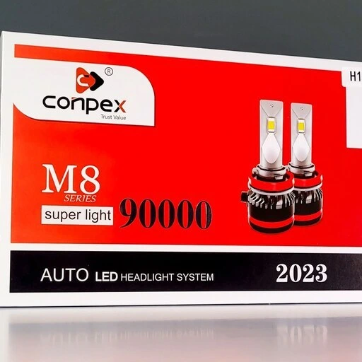 خرید و قیمت هدلایت M8 پایه 9005 پکیج دو عددی بسیار قوی | ترب