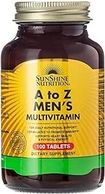 خرید و قیمت 100 قرص مولتی ویتامین SUNSHINE NUTRITION A To Z Men - ارسال ...