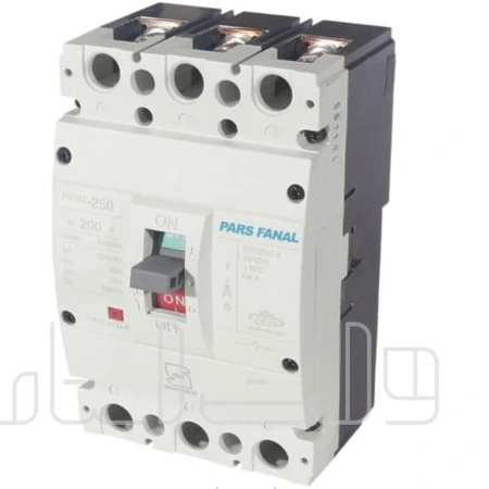 خرید و قیمت کلید اتوماتیک کمپکت پارس فانال (P&F) 200 آمپر فیکس (غیر قابل تنظیم) حرارتی-مغناطیسی ...