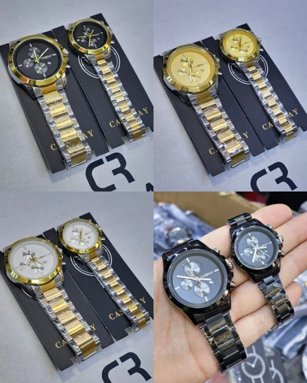 خرید و قیمت ست ساعت زنانه مردانه طرح سه موتوه ژاپنی Cassray | ترب