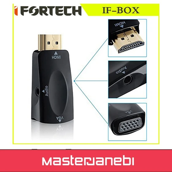 خرید و قیمت دانگل IFORTECH HDMI TO VGA IF-BOX | ترب