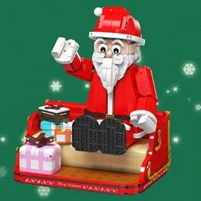 خرید و قیمت لگو بابا نوئل Santa Claus ـ 2087 قطعه برند مولد کینگ Mould ...