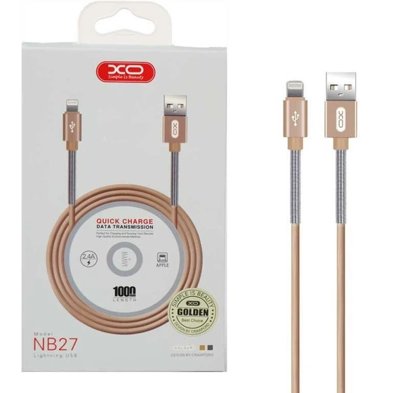 خرید و قیمت کابل شارژر USB به MicroUSB ایکس اوXO مدل NB27 طول 1 متر | ترب