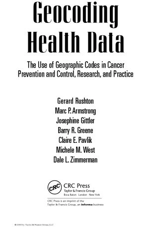 خرید و قیمت دانلود کتاب Geocoding Health Data: The Use of Geographic ...