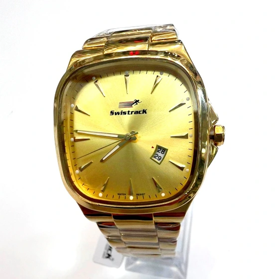 خرید و قیمت ساعت مچی مردانه سویس تراک مدل Swistrack _ST6183M طلایی صفحه ...