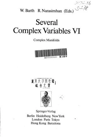 خرید و قیمت کتاب Several Complex Variables VI: Complex Manifolds ...