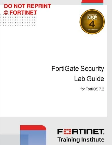 خرید و قیمت دانلود کتاب Fortinet FortiGate Security Lab Guide for ...