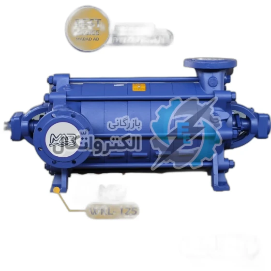 خرید و قیمت پمپ آب سانتریفیوژ فشار قوی WKL پمپیران سایز 125-3طبقه | ترب