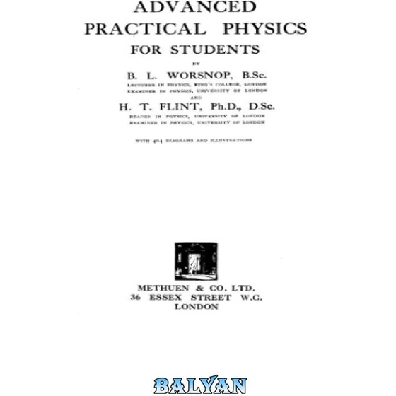خرید و قیمت دانلود کتاب Advanced Practical Physics for Students | ترب