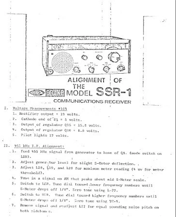 خرید و قیمت دانلود کتاب Drake SSR-1 Communications Receiver Alignment 1975 | ترب