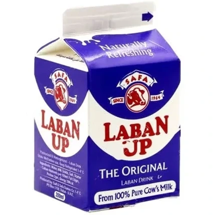 خرید و قیمت دوغ خارجی لبن آپ LABAN UP از برند SAFA – پاکت 200 میل | ترب