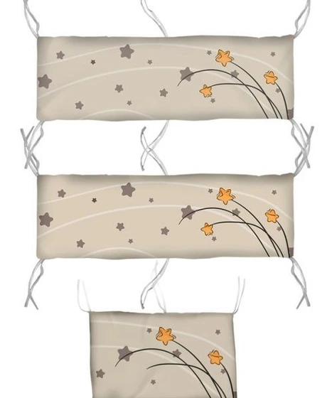 خرید و قیمت محافظ تخت کودک طرح ستاره | ترب