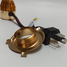 خرید و قیمت لامپ هدلایت موتور دو رنگ قدرتمند D70 بسته تک عددی پایه H4 (چیپ COB) دو رنگ (نوربالا ...