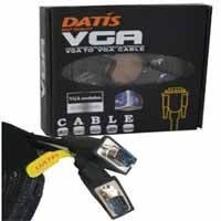 خرید و قیمت کابل VGA 5 متری سیم نسوز ضخیم فلت DATIS | ترب