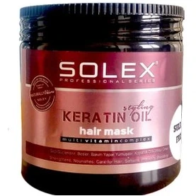 خرید و قیمت ماسک مو کراتینه سولکس keratin oil ا Solex keratin oil hair ...