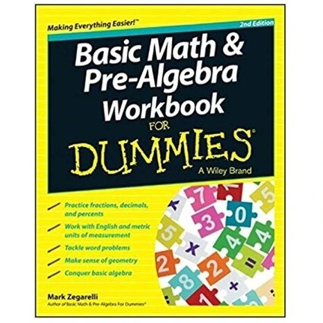 خرید و قیمت Basic Math Pre Algebra Workbook For Dummies خرید کتاب زبان ...