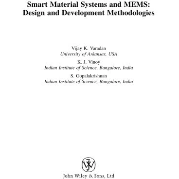 خرید و قیمت دانلود کتاب Smart material systems and MEMS: design and development methodologies ...