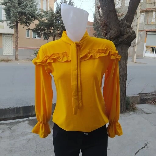 خرید و قیمت شومیز کراواتی چین چین زنانه و دخترانه مجلسی ترب