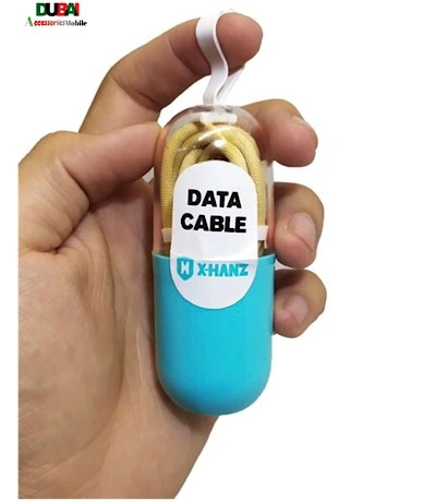خرید و قیمت کابل شارژ کنفی فست اپل ( آیفون ) ( با ظرف لوله ای ) XHANZ HD-L81 کیفیت عالی - مشکی ا ...