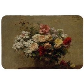 خرید و قیمت پادری طرح گل کد 6274 سایز 60 × 40 سانتی متر | ترب