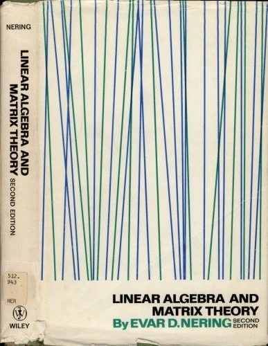 خرید و قیمت دانلود کتاب Linear Algebra And Matrix Theory ویرایش 2 ترب