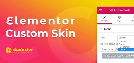 خرید و قیمت دانلود افزونه وردپرس Elementor Custom Skin Pro برای المنتور | ترب