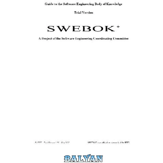 خرید و قیمت دانلود کتاب Swebok: Guide to the Software Engineering Body of Knowledge: Trial ...