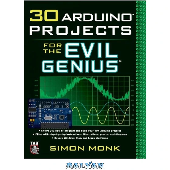 خرید و قیمت دانلود کتاب 30 Arduino Projects For The Evil Genius ترب